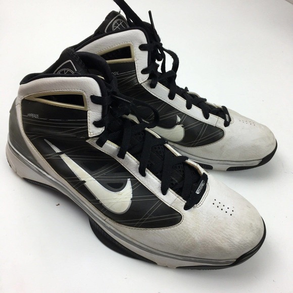 Nike | Shoes | Nike Hyperize Tb Mens Shoes Size 25 White Black Grey ...